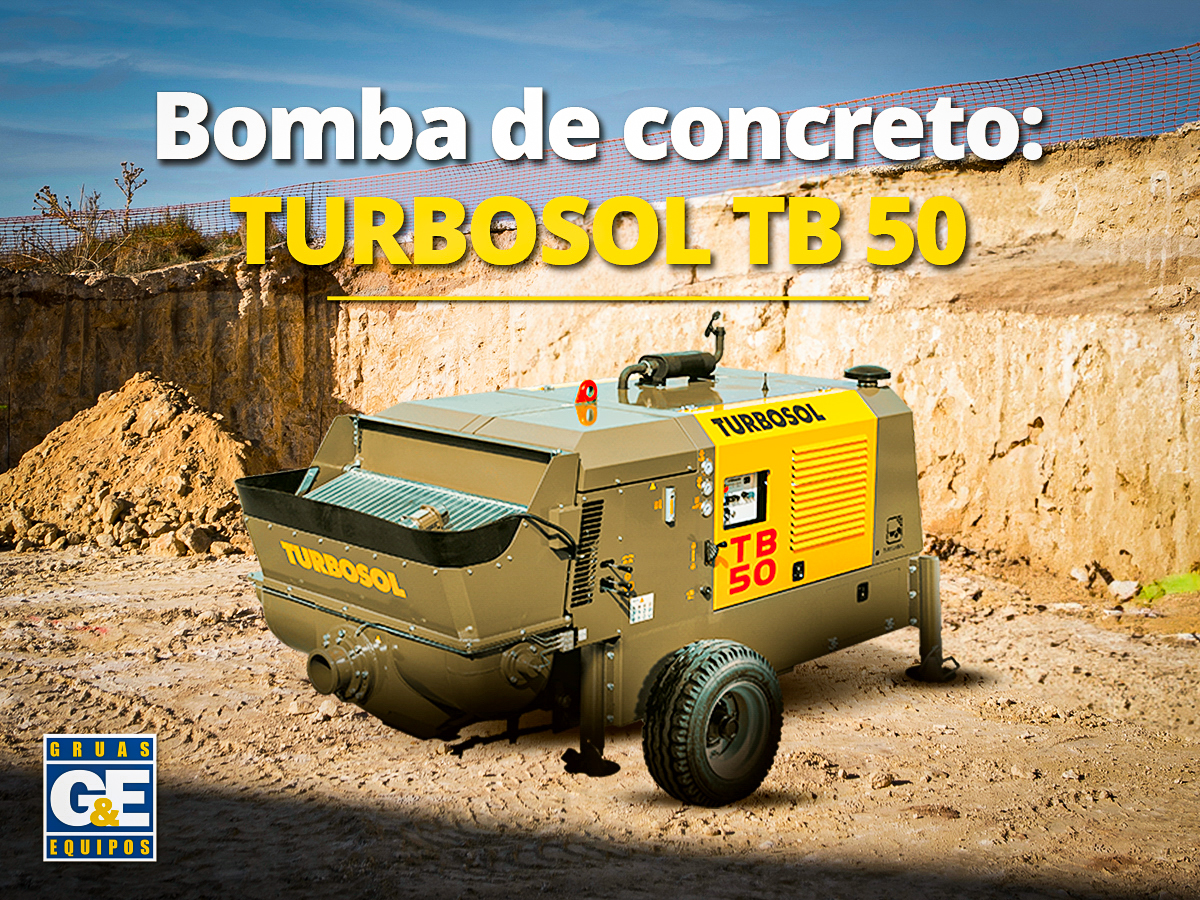 Bombas de Hormigón Turbosol TB 30 y TB 50: Tecnología avanzada para construcción
